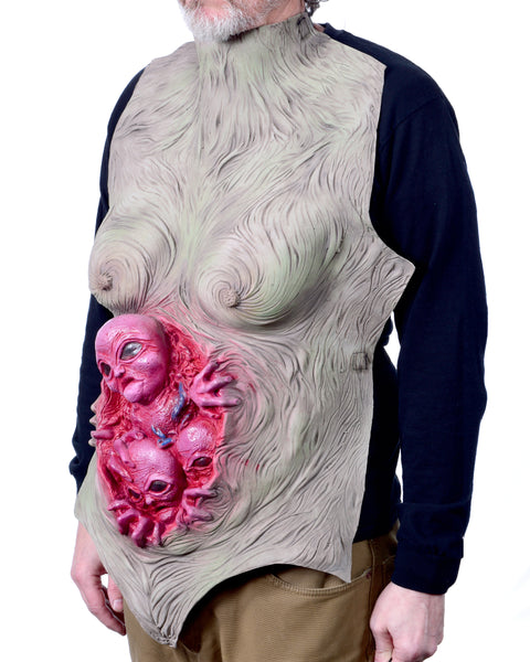 Alien Momma giving birth to baby Aliens monster shirt. - Zagone Studios ...