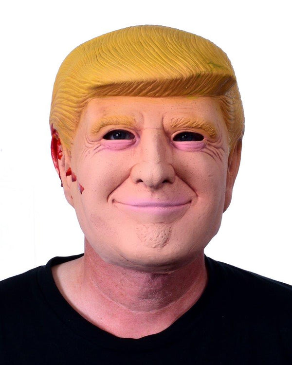 The Donald Trump Mask with bloody ear, Donald Trump latex Mask - Zagone ...