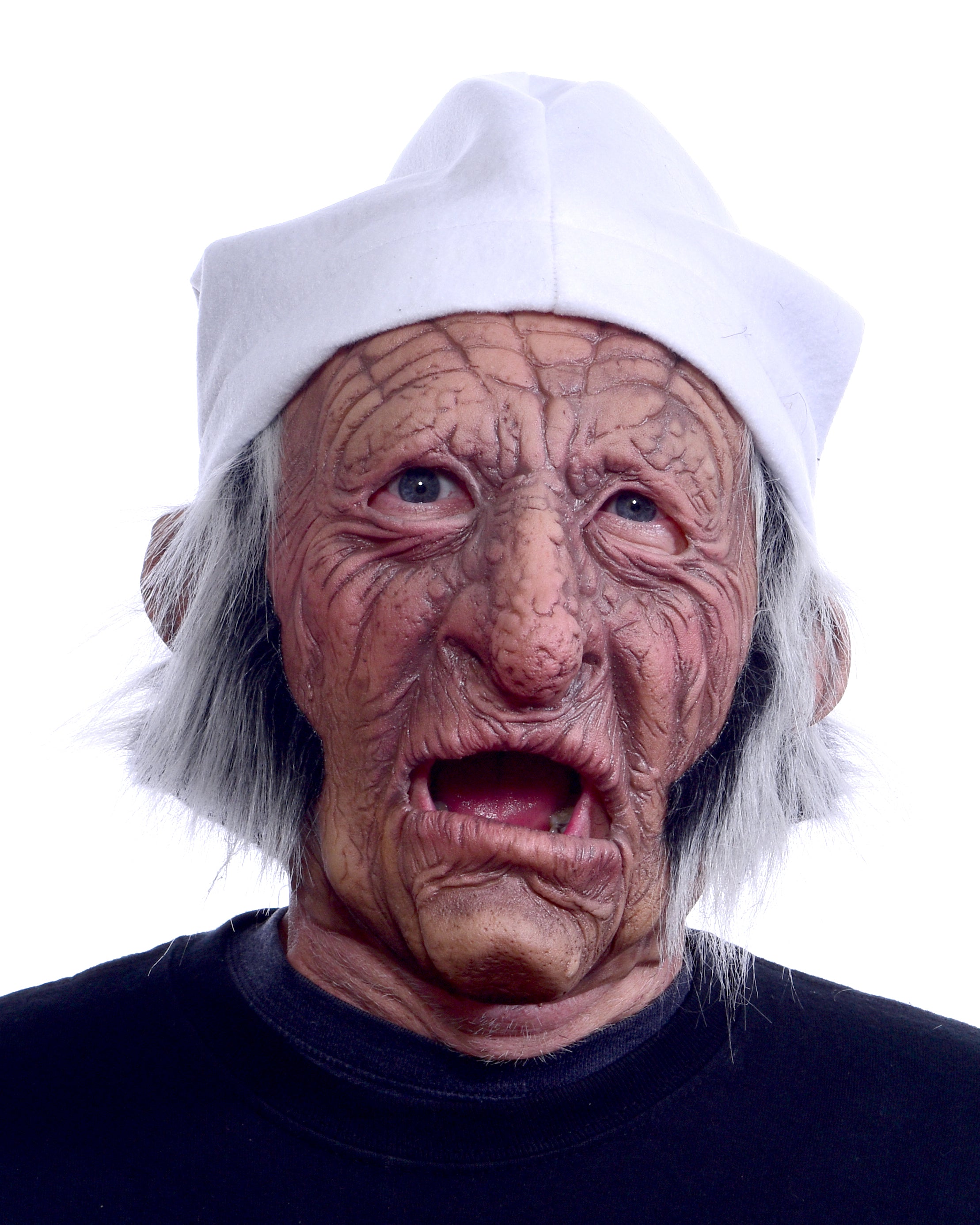 Scrooge a full face mask with moving mouth, old man Scrooge mask ...