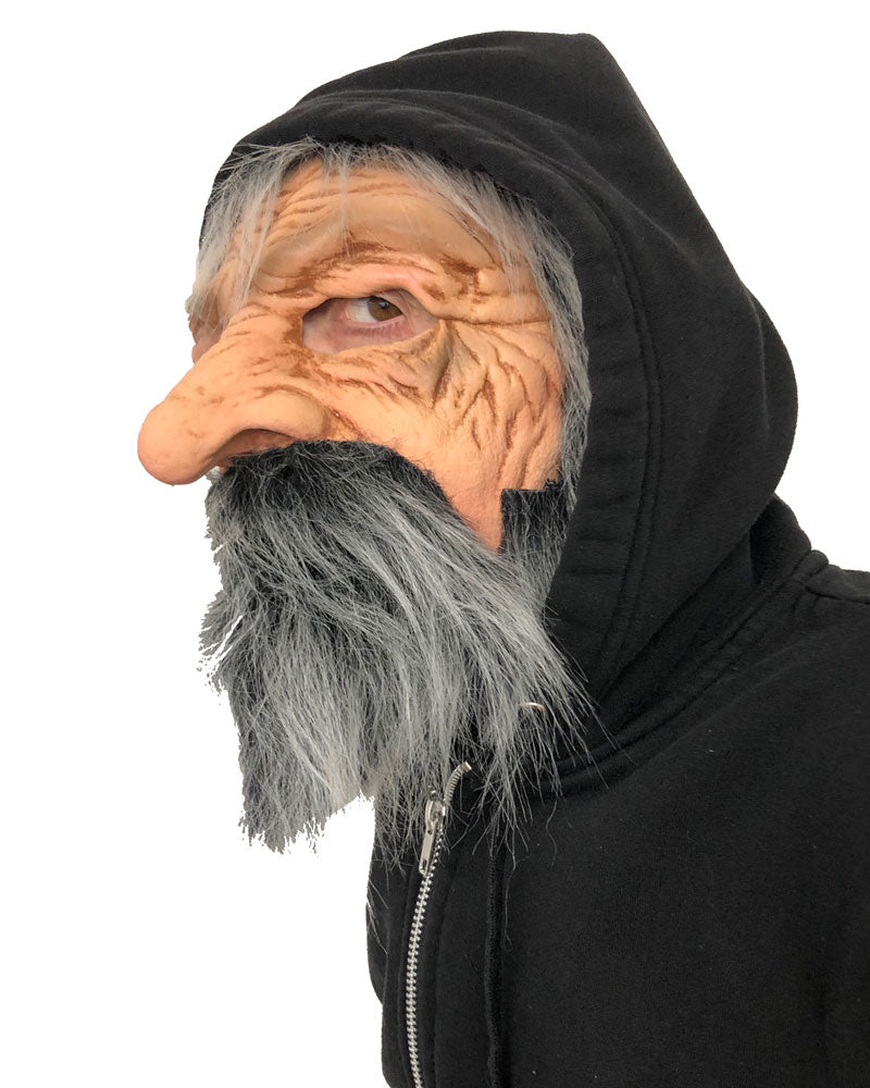 Bernie, Old Bearded Man Moving Mouth Head Sock Mask Character - Zagone ...