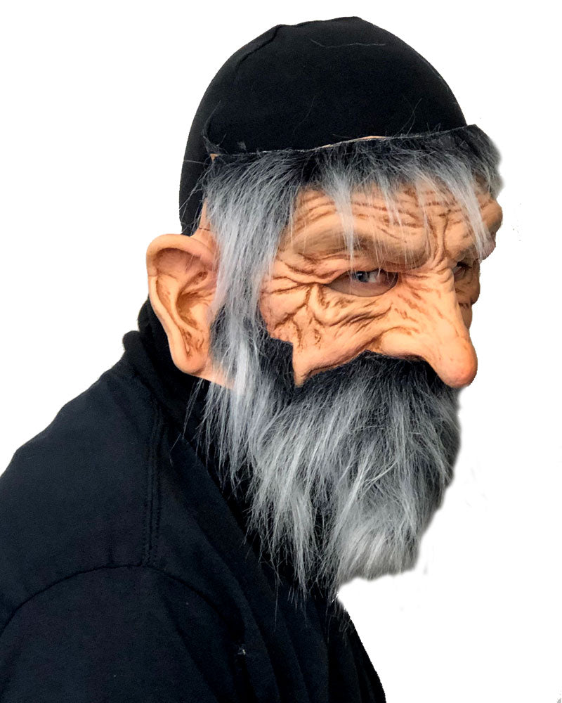 Bernie, Old Bearded Man Moving Mouth Head Sock Mask Character - Zagone ...