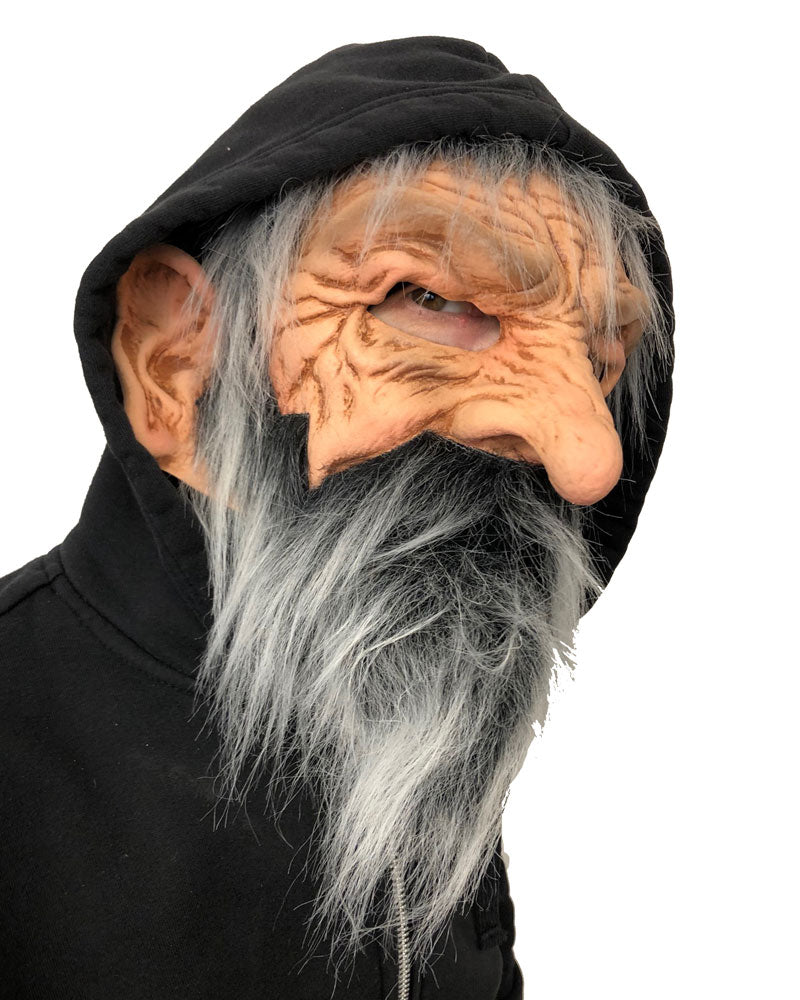 Bernie, Old Bearded Man Moving Mouth Head Sock Mask Character - Zagone ...