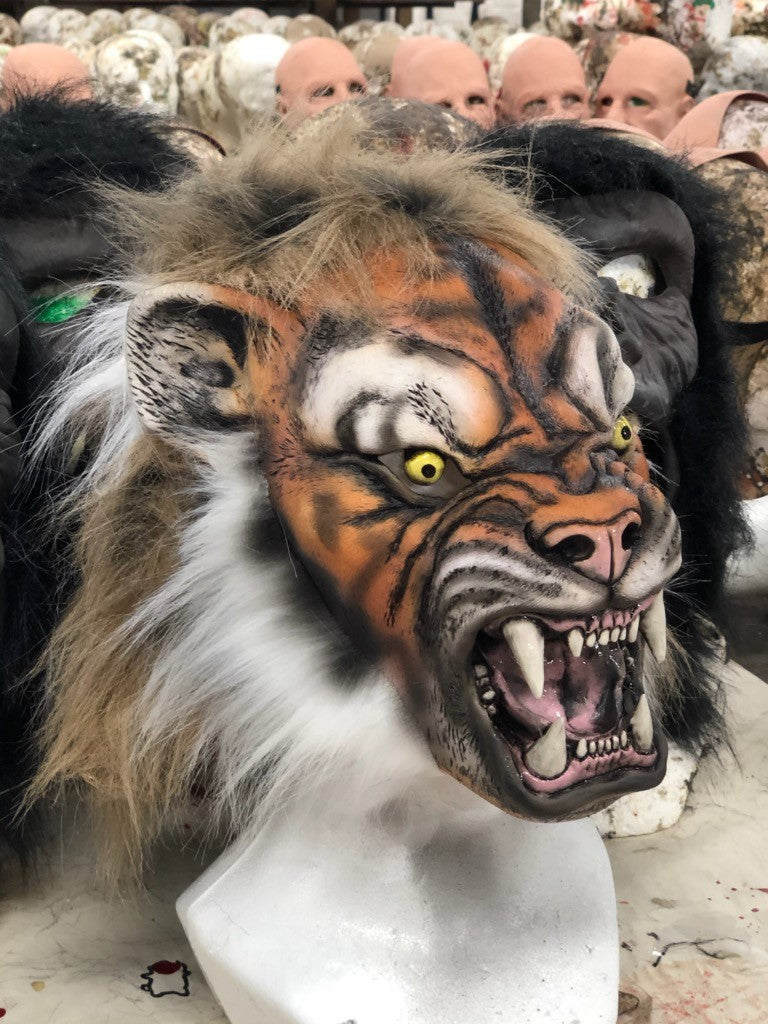 Collectors Edition Tony's Tiger, Big Jungle Cat Chiger Latex Face Mask ...