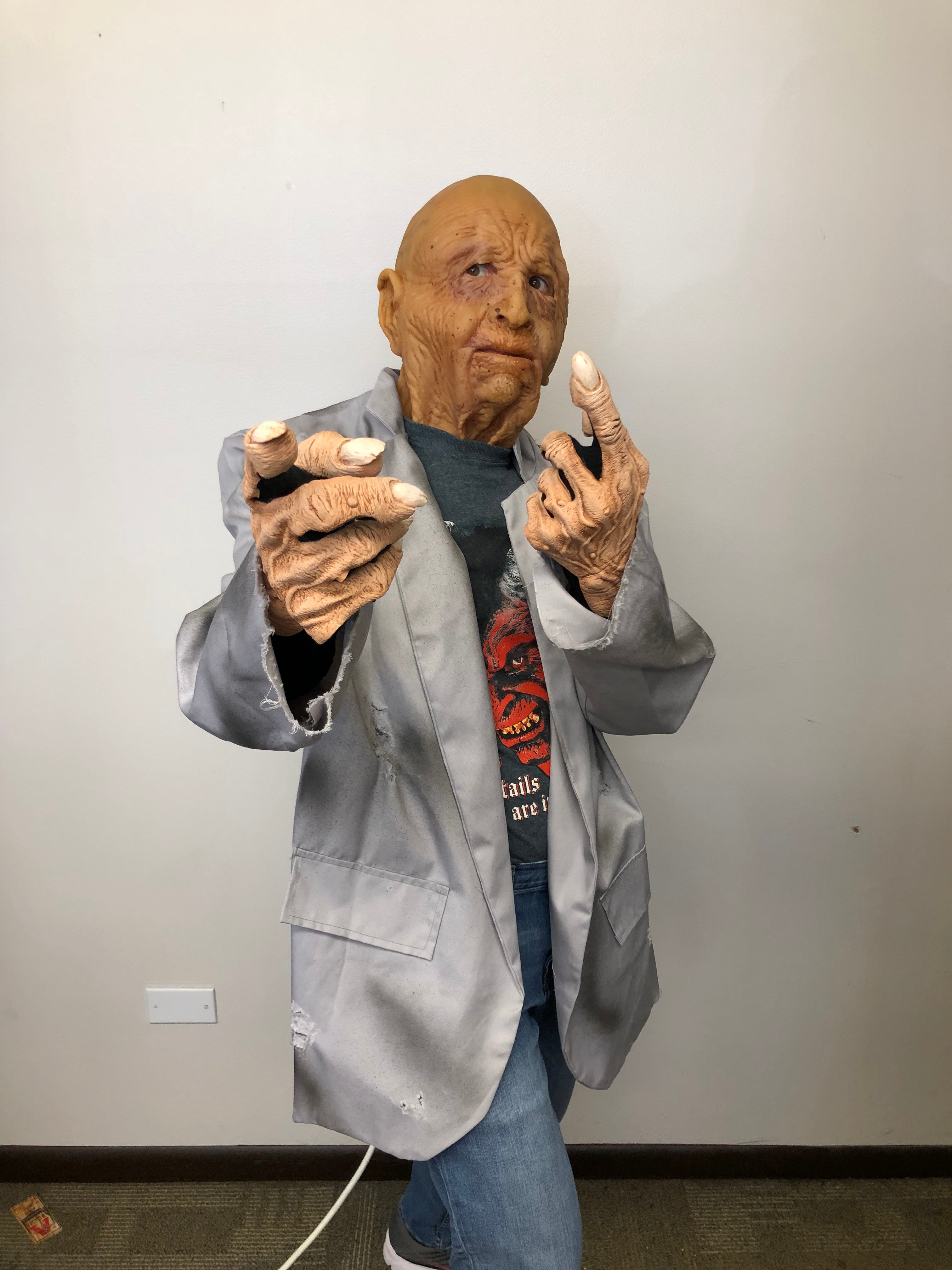 DOA Costume kit includes DOA Mask, Tattered Zombie Jacket and Monster ...