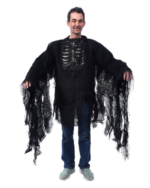 Skeletal Shroud a UV Skeleton Skull Chest Shroud (Green/White/Orange ...