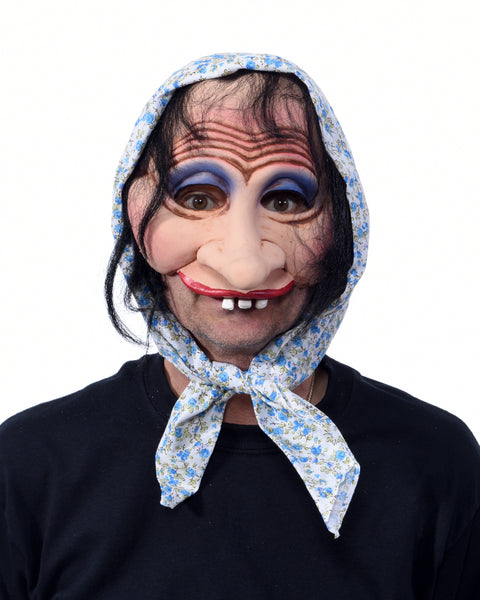 Mrs. Bashfool, Female Lady Latex Face Hals Mask - Zagone Studios, LLC