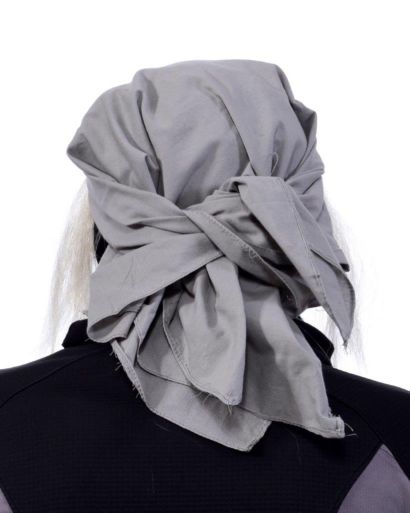 Pirate Skull (Grey Bandana), Moving-Mouth Mask - Zagone Studios, LLC