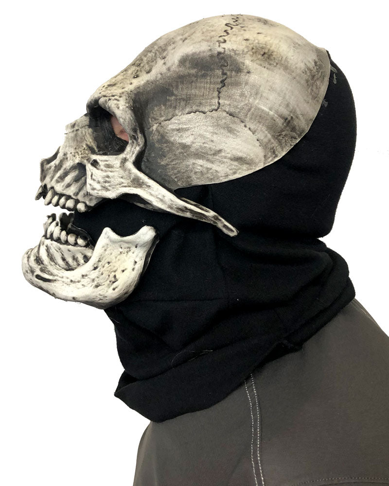 UV Reactive Death, Skull Latex Face Mask, Human Skeleton Head mask, MO ...