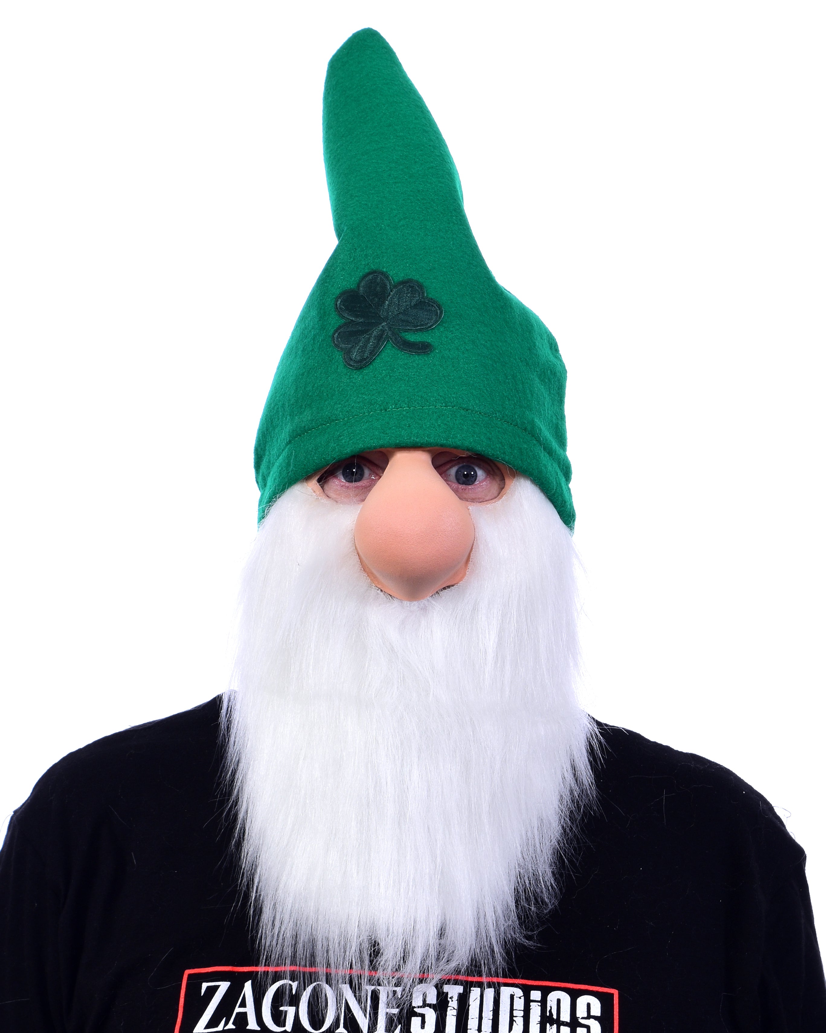 Shamrock the happy Irish Gnome Mask - Zagone Studios, LLC